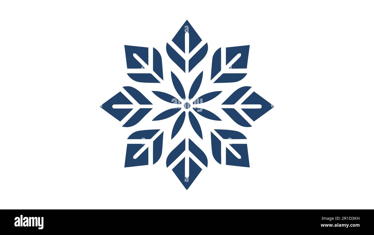 Snowflake icon, vector logo isolated on white background Stock Vector ...