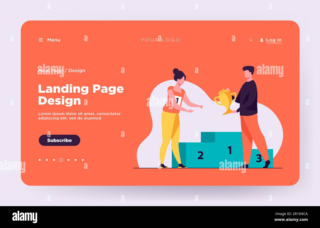 Prize giving ceremony Stock Vector Images - Alamy