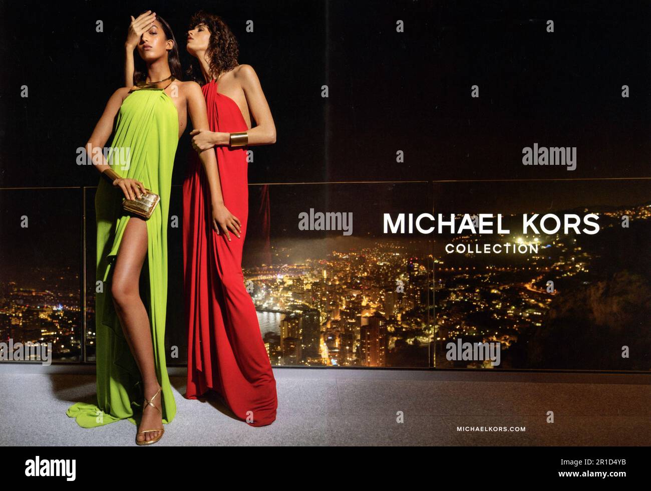 Two page Advert from Vogue Magazine May 2023 Issue USA Stock Photo - Alamy