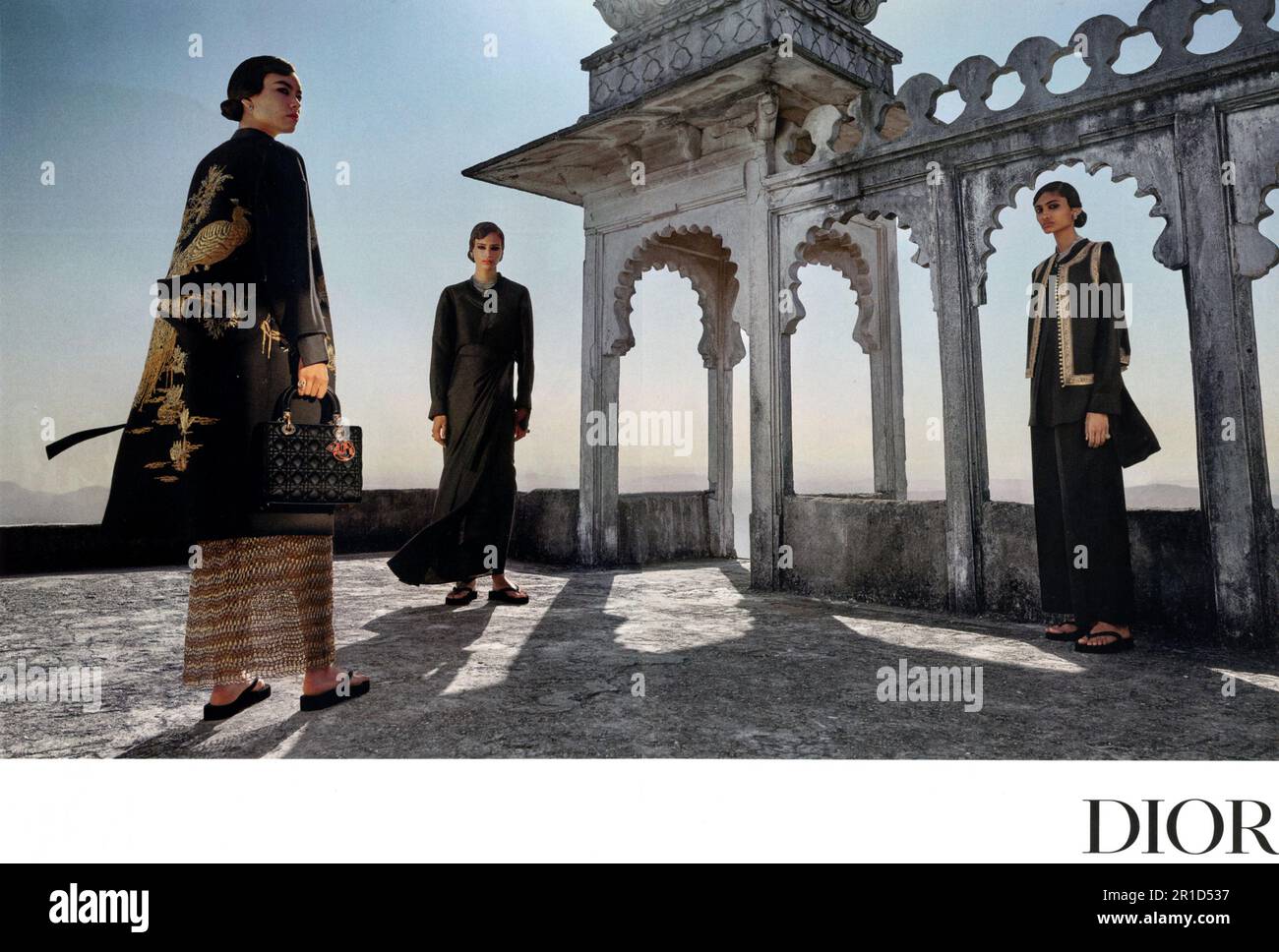 Two page Advert from Vogue Magazine May 2023 Issue USA Stock Photo - Alamy