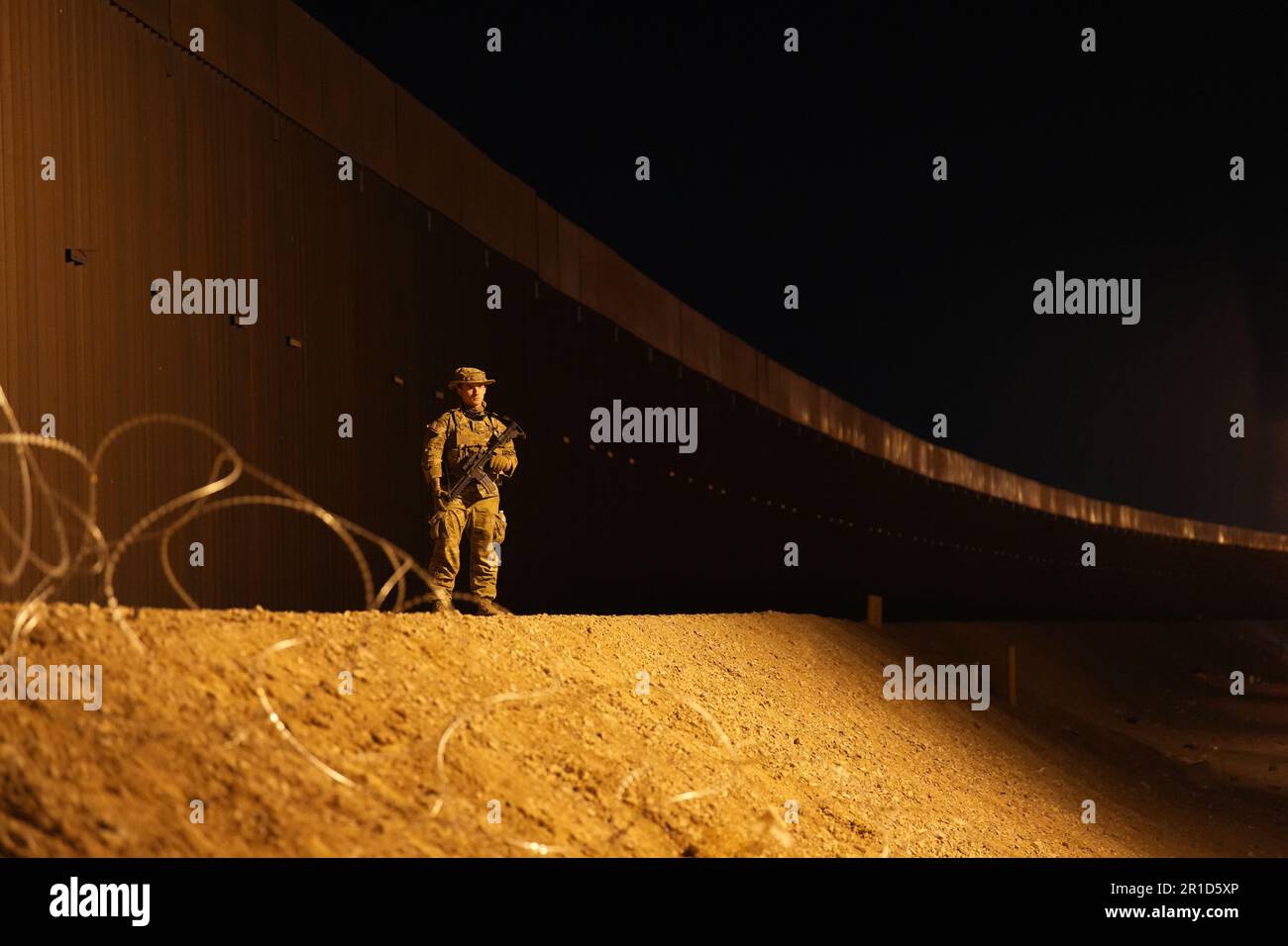 El Paso, United States. 11th May, 2023. Texas Army National Guard ...