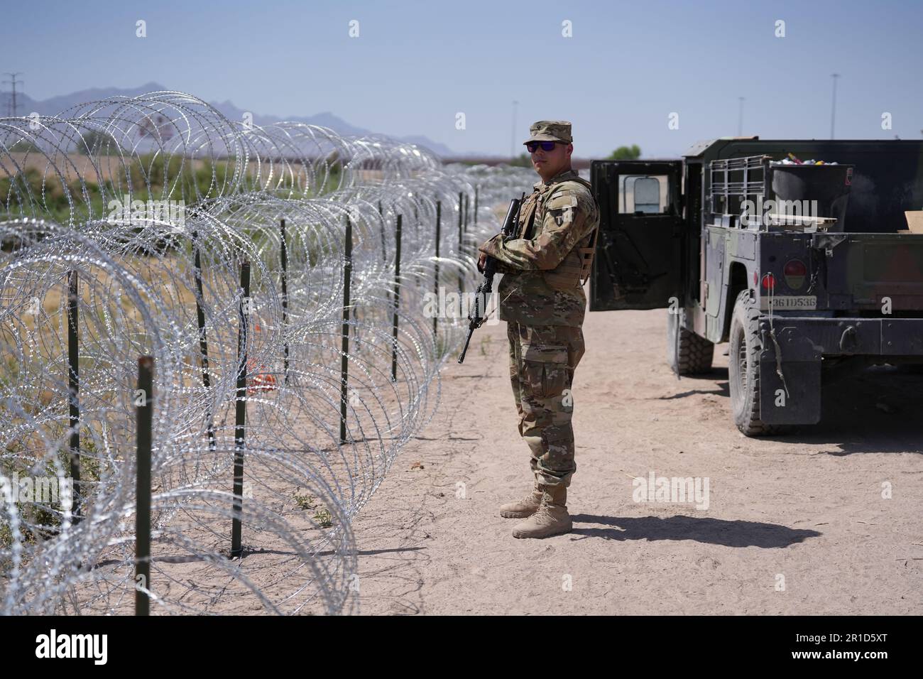El Paso, United States. 11th May, 2023. Texas Army National Guard ...