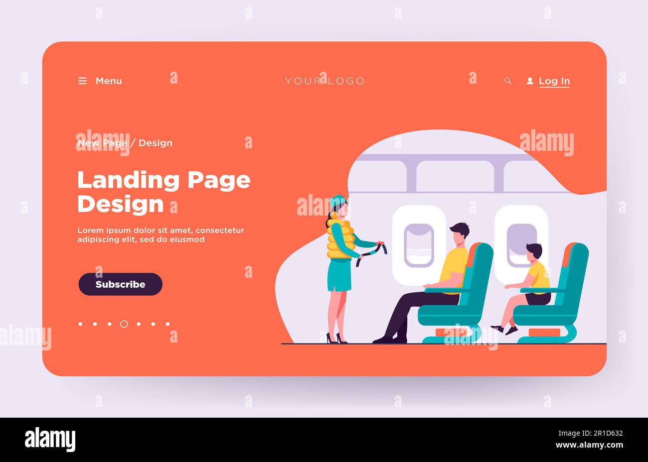 Passenger instructions Stock Vector Images - Alamy