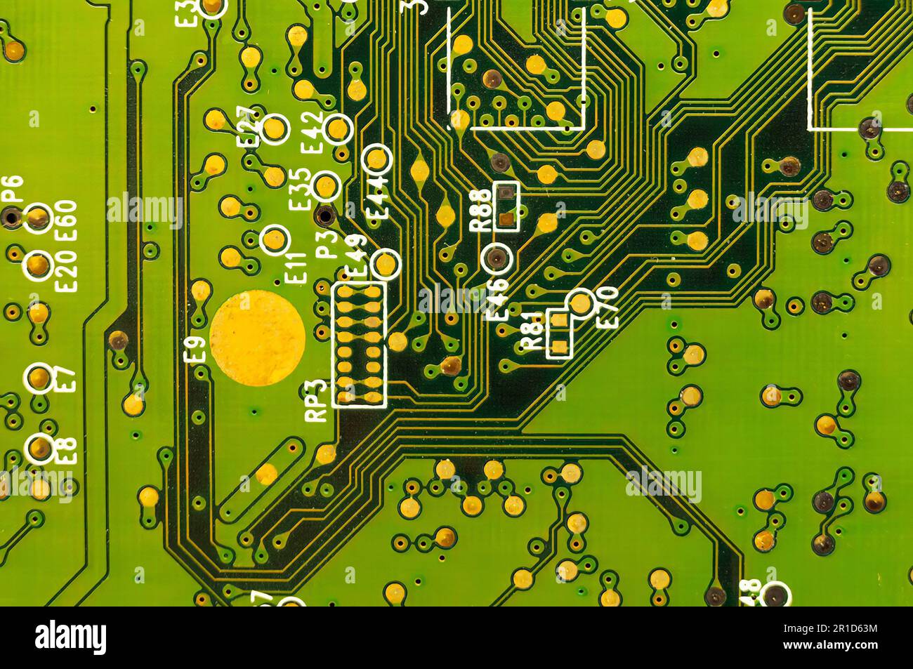 Close up view electronic circuit hi-res stock photography and images ...