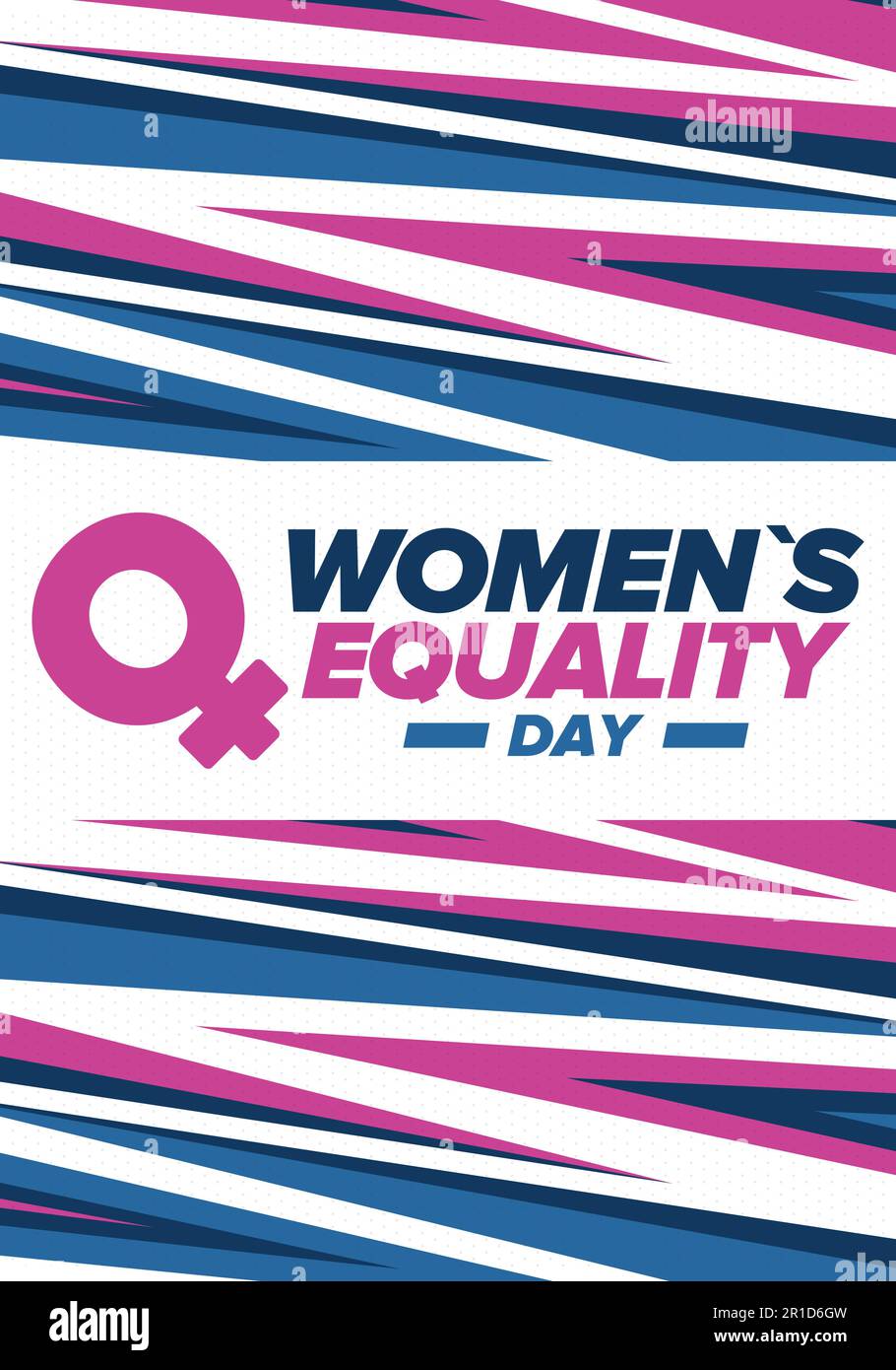 Women's Equality Day in United States. Female holiday, celebrated in ...