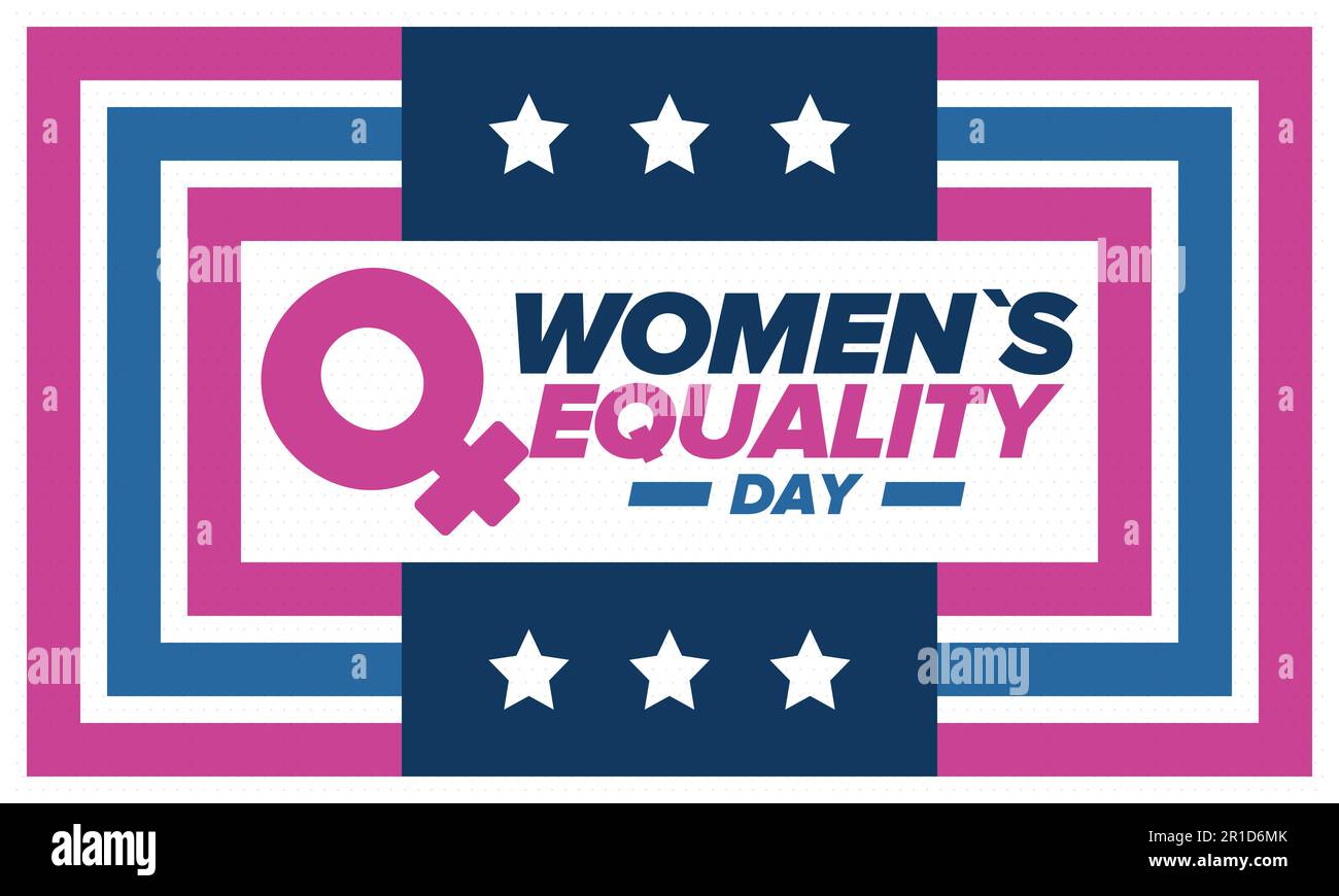 Women's Equality Day in United States. Female holiday, celebrated in ...