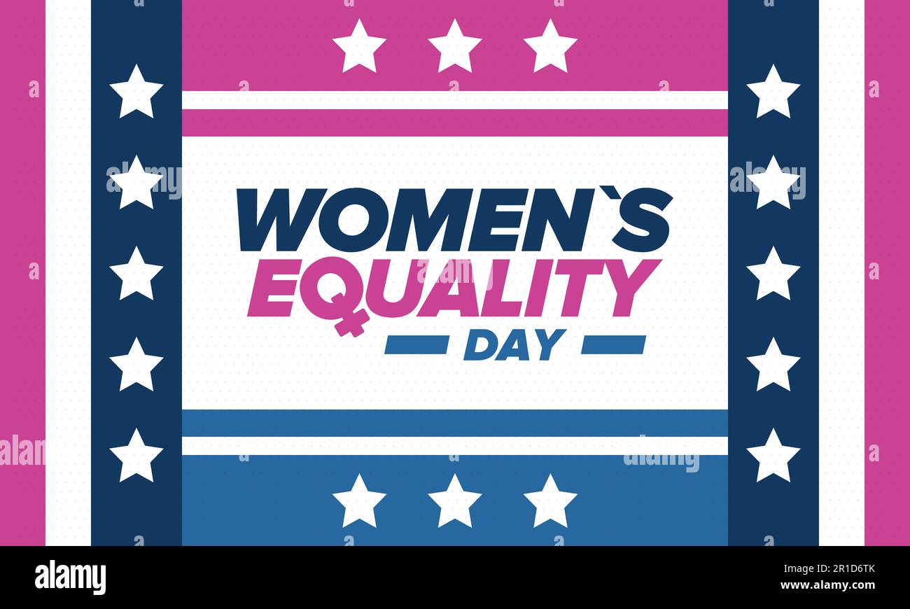 Women's Equality Day in United States. Female holiday, celebrated in ...