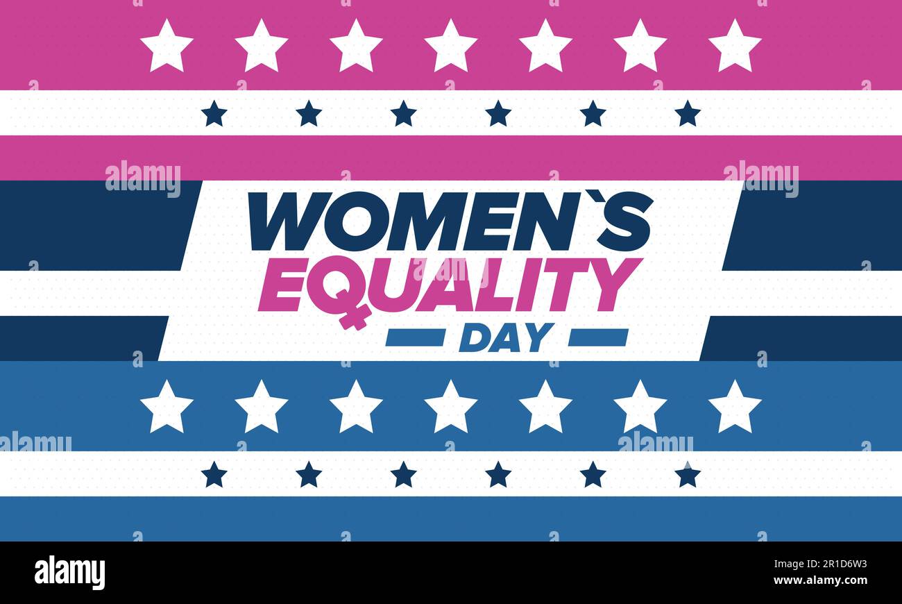 Women's Equality Day in United States. Female holiday, celebrated in ...