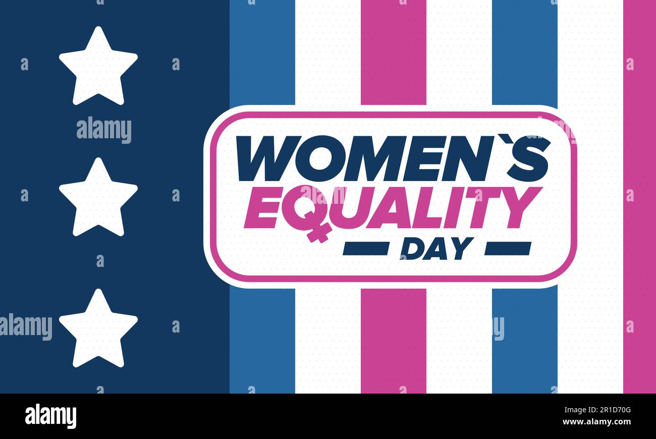 Women's Equality Day in United States. Female holiday, celebrated in ...