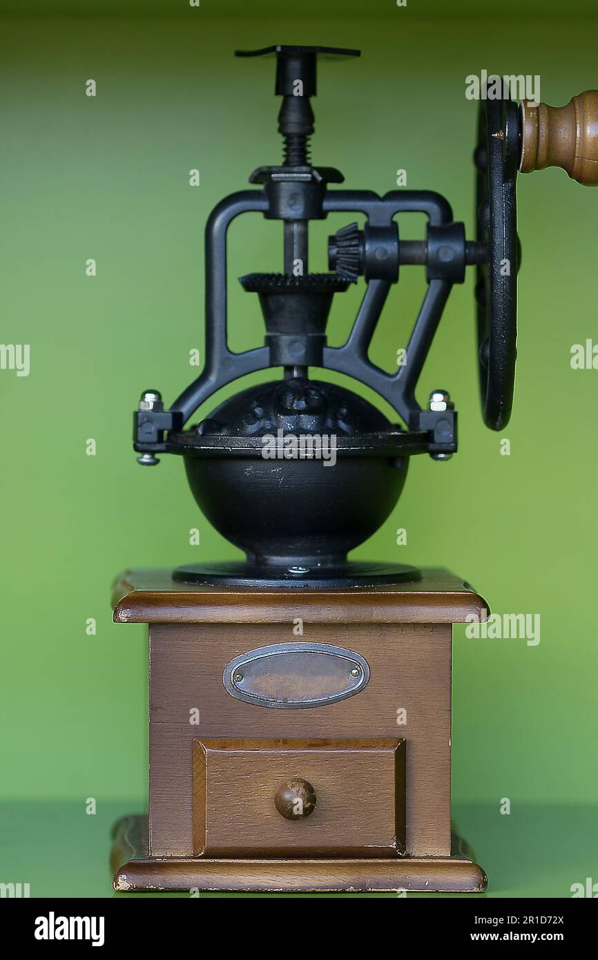 Portable hand coffee grinder hi-res stock photography and images - Alamy