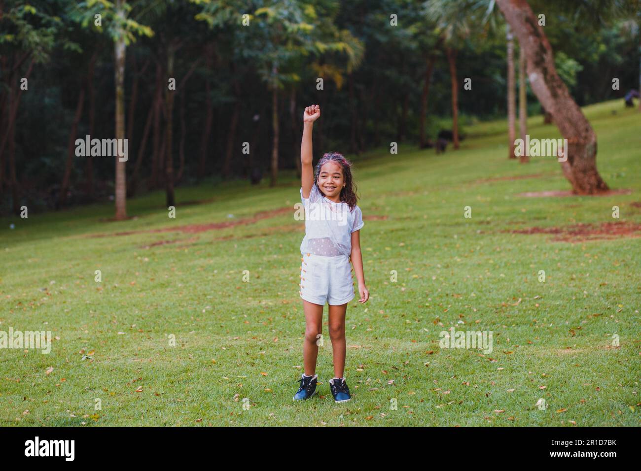 Child afro sun hi-res stock photography and images - Alamy
