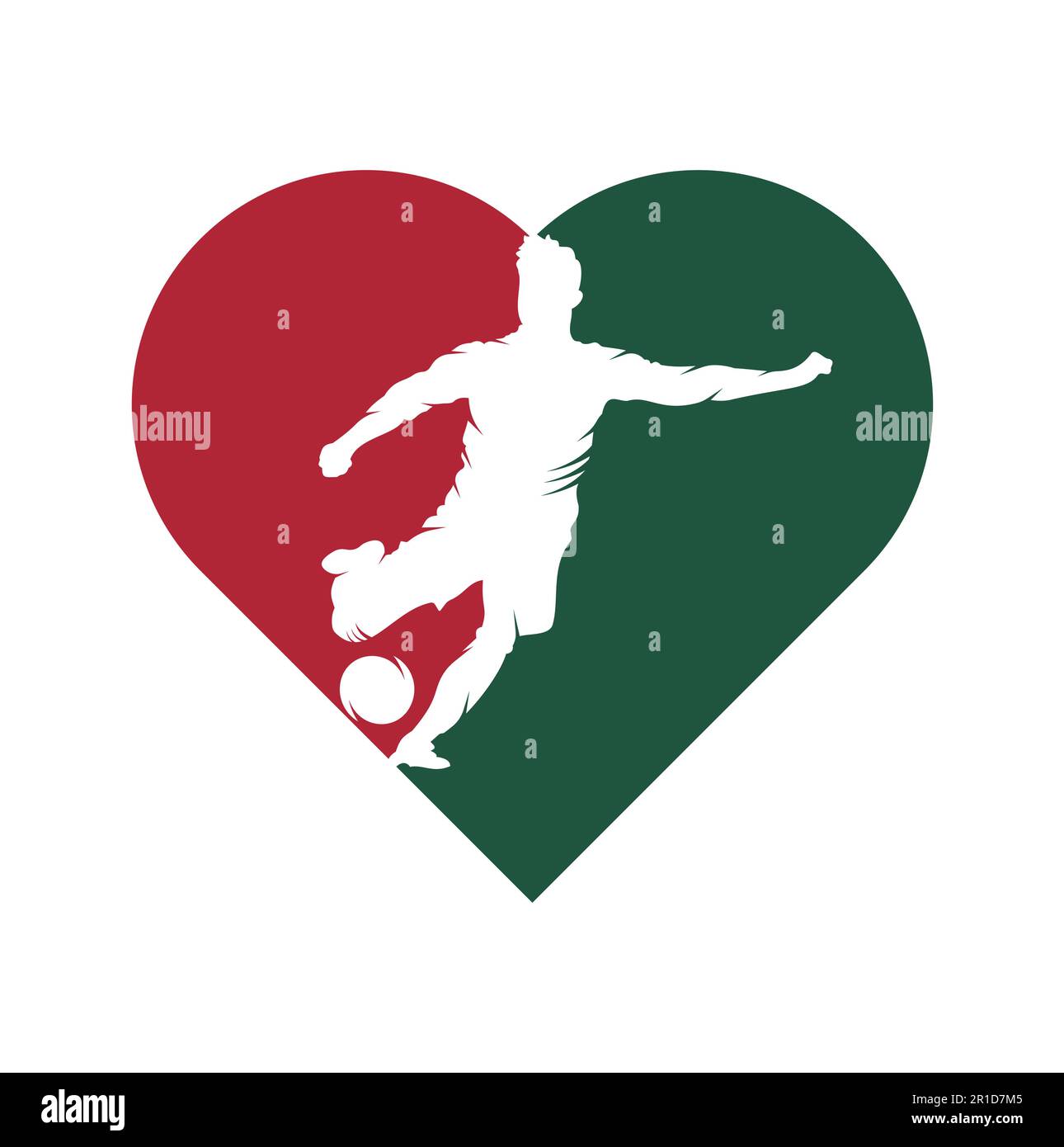 Soccer and Football Player logo design. Dribbling ball logo vector icon ...