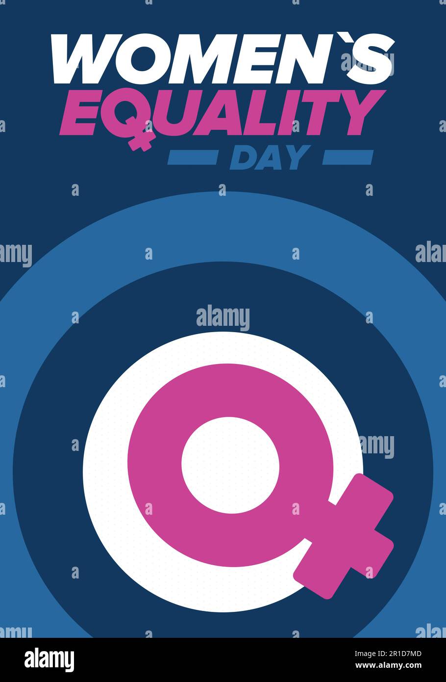Women's Equality Day in United States. Female holiday, celebrated in ...