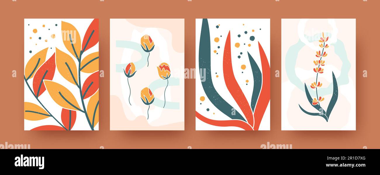 Abstract botanical shapes hi-res stock photography and images - Alamy