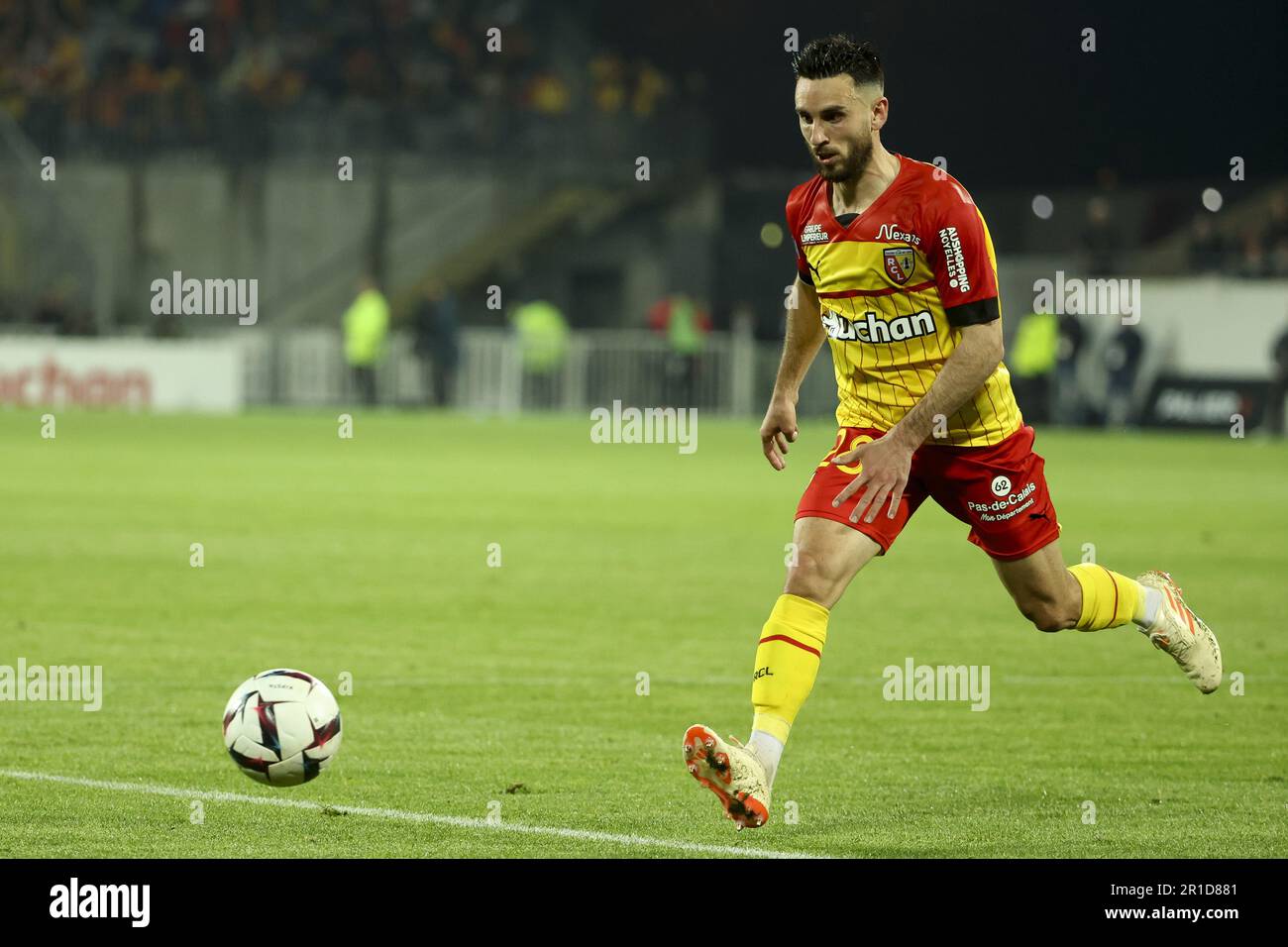 Adrien Thomasson of Lens during the French championship Ligue 1 ...