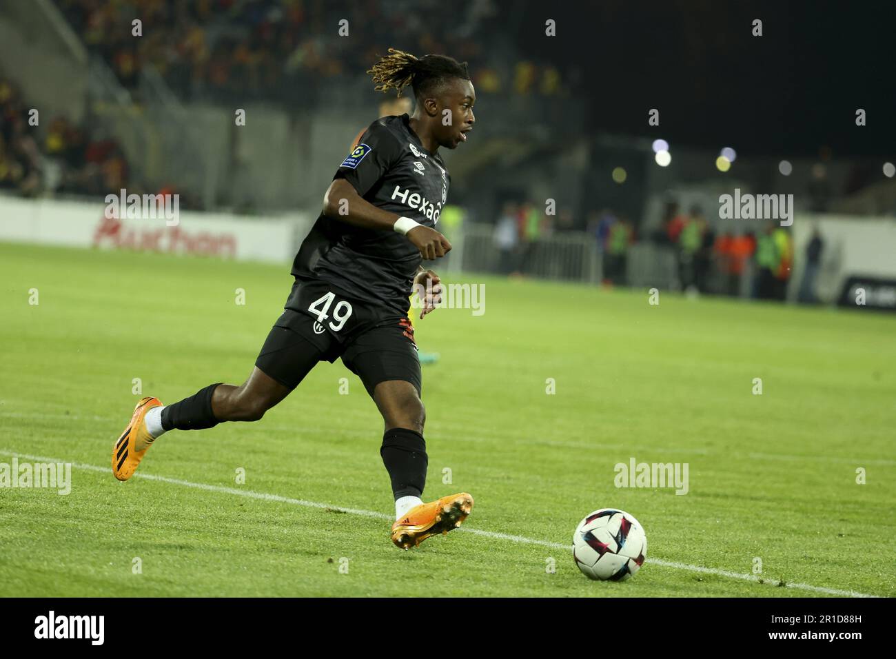 Valentin Atangana Edoa of Reims during the French championship Ligue 1 ...