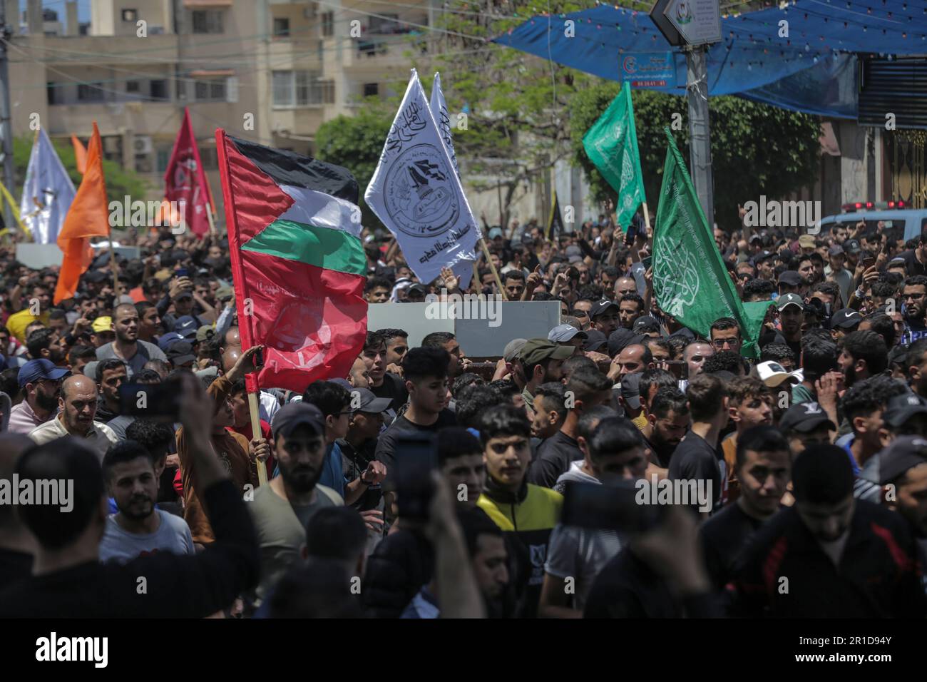 May 13, 2023, Gaza City, The Gaza Strip, Palestine: Palestinians attend ...