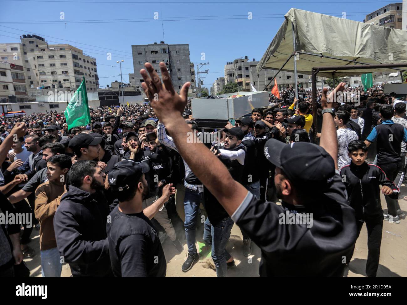 May 13, 2023, Gaza City, The Gaza Strip, Palestine: Palestinians attend ...