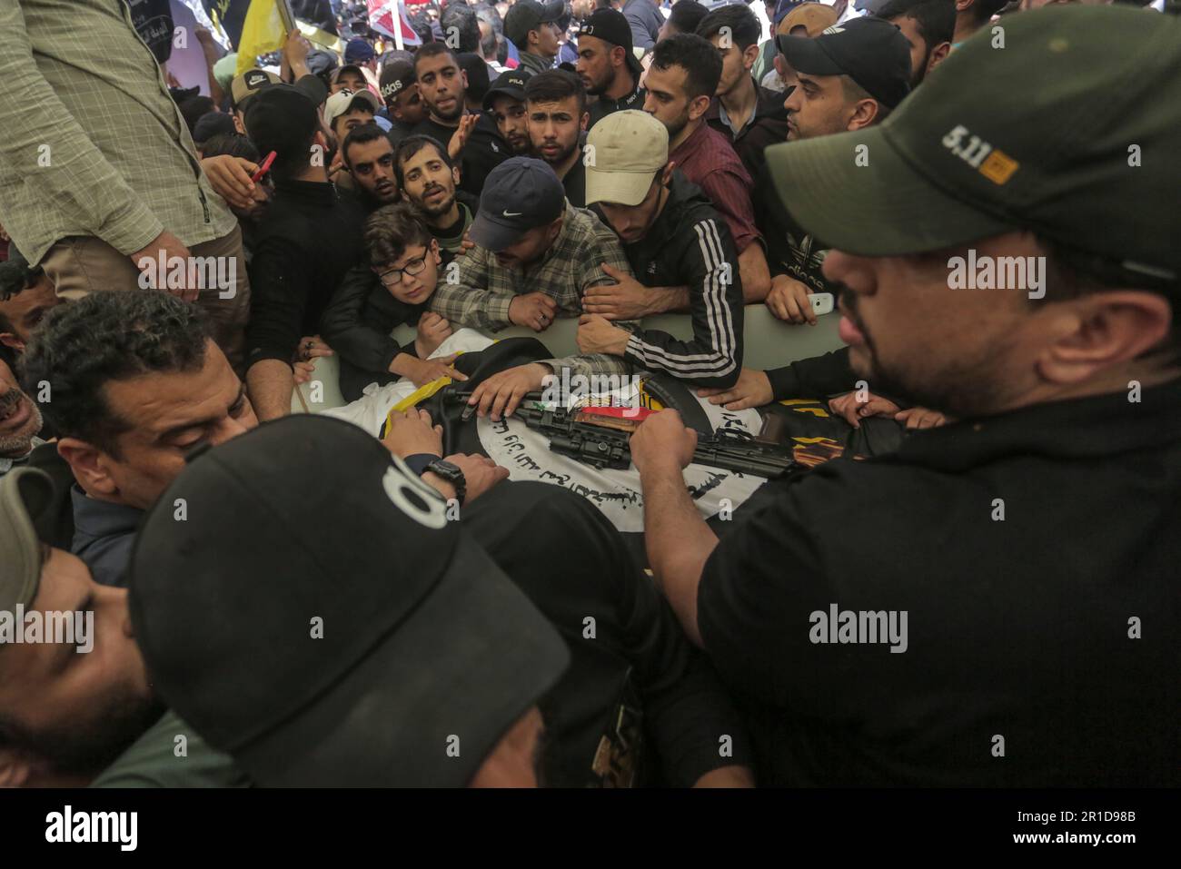 May 13, 2023, Gaza City, The Gaza Strip, Palestine: Palestinians attend ...