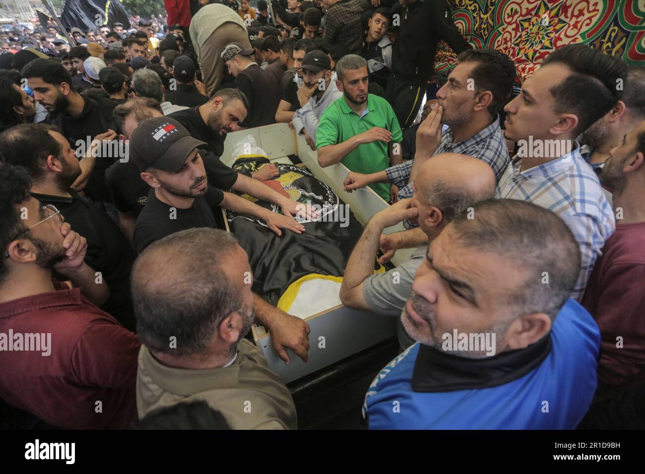 May 13, 2023, Gaza City, The Gaza Strip, Palestine: Palestinians attend ...