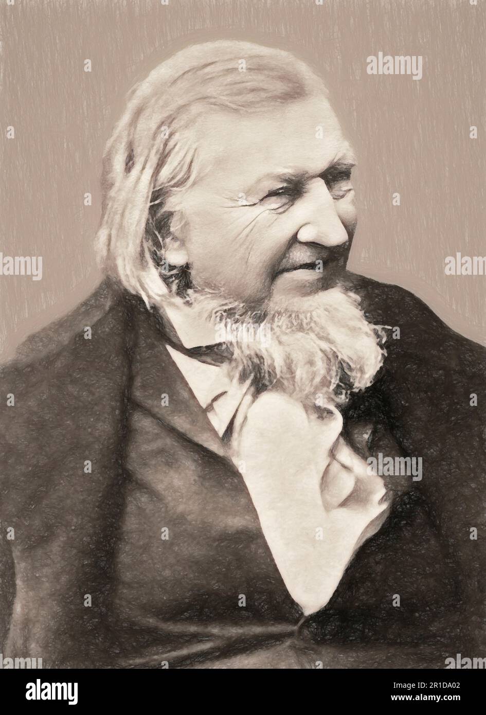 August Heinrich Hoffmann, Hoffmann von Fallersleben, 1798 –1874, German ...