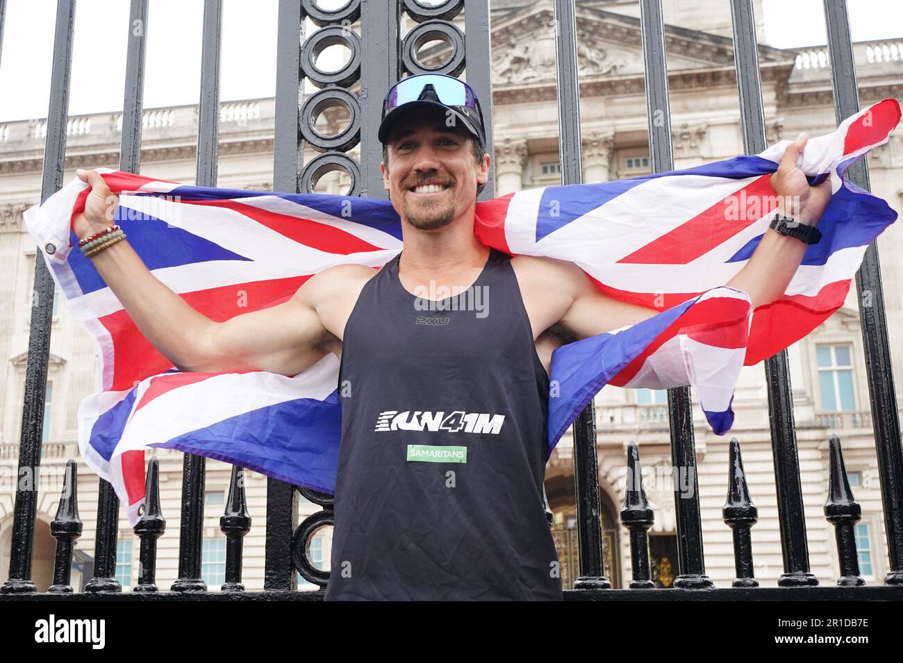 Ultra-athlete, campaigner and TV personality Josh Patterson, outside ...