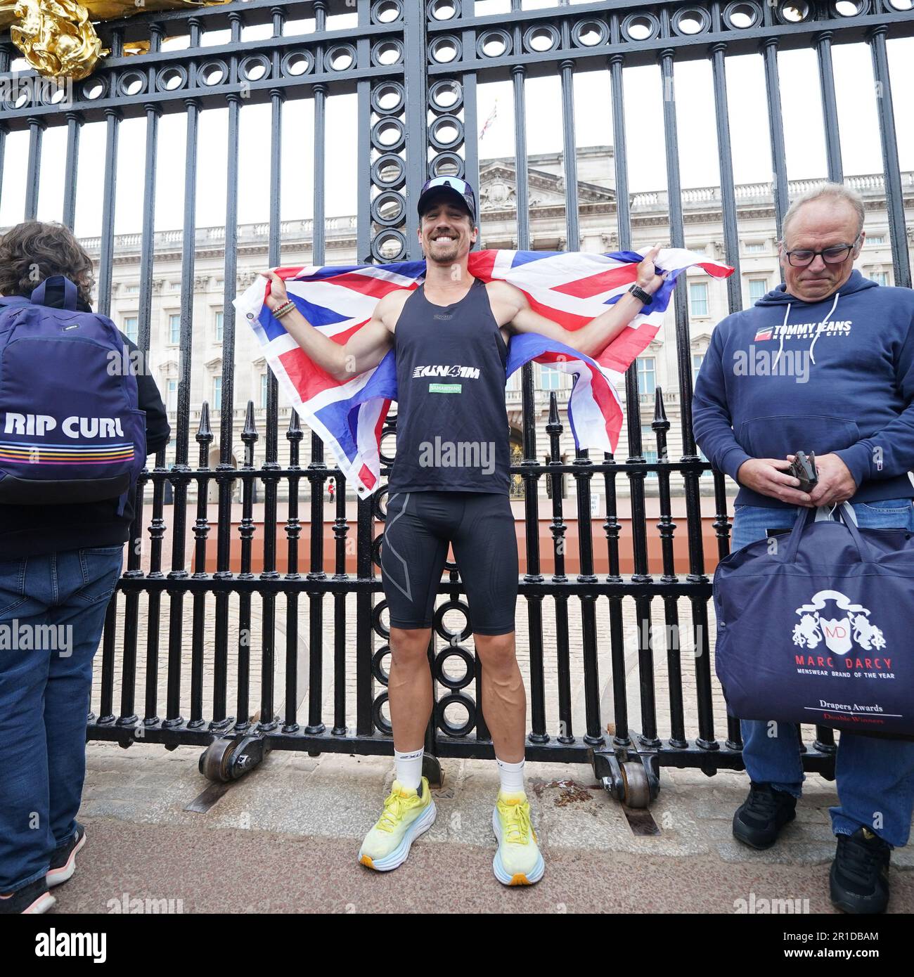 Ultra-athlete, campaigner and TV personality Josh Patterson, outside ...