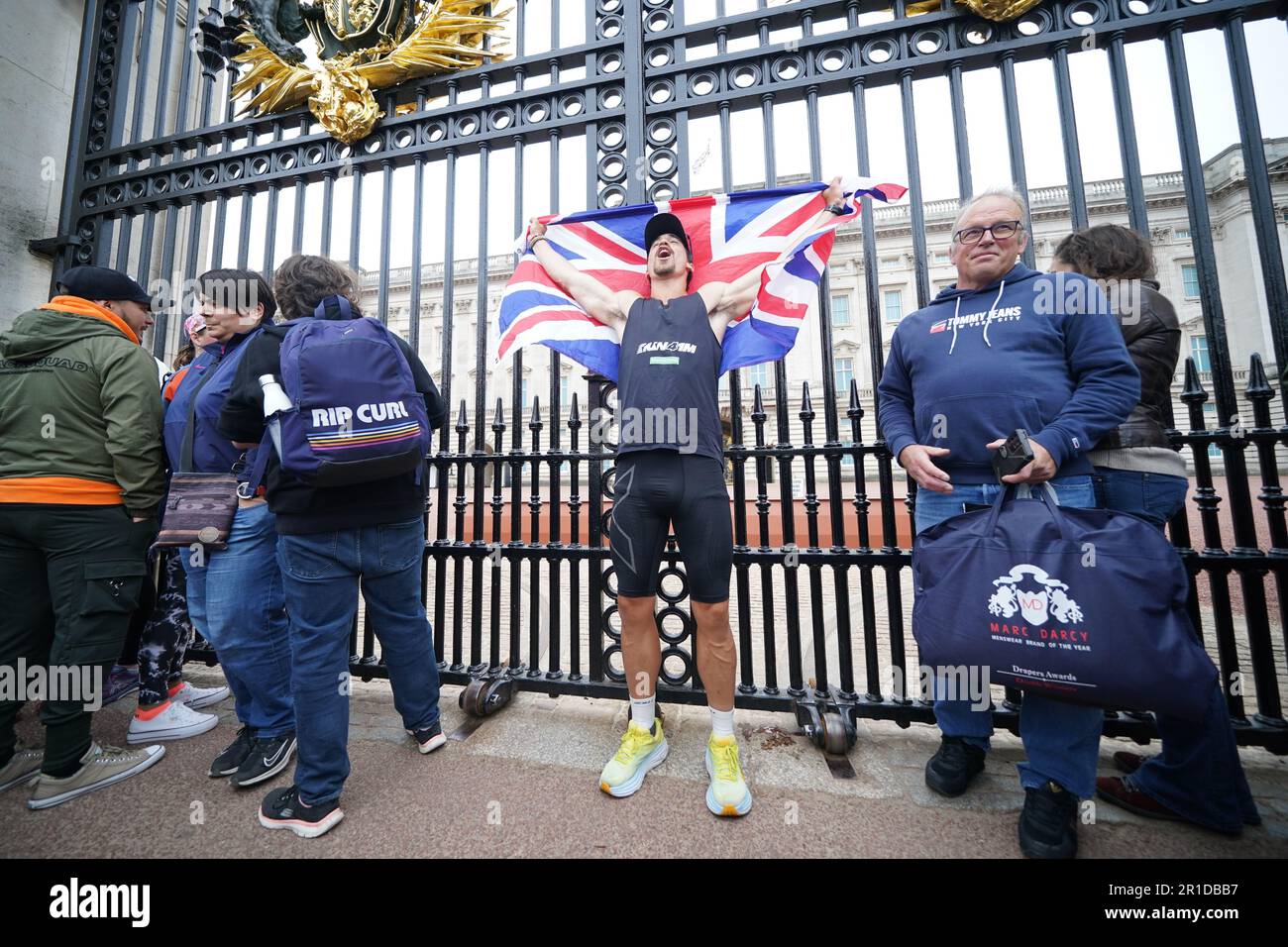 Ultra-athlete, campaigner and TV personality Josh Patterson, outside ...