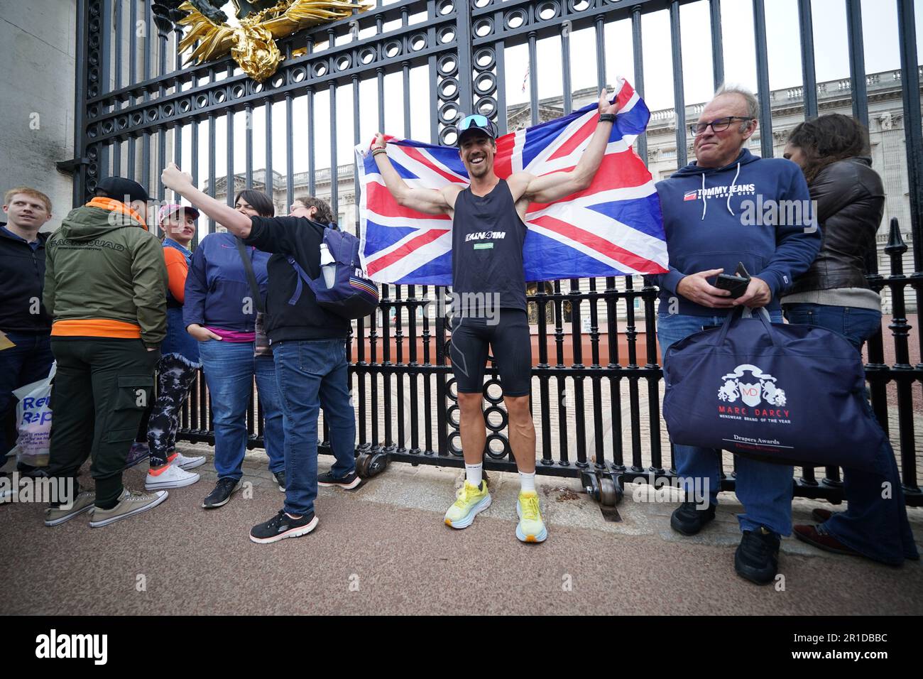 Ultra-athlete, campaigner and TV personality Josh Patterson, outside ...