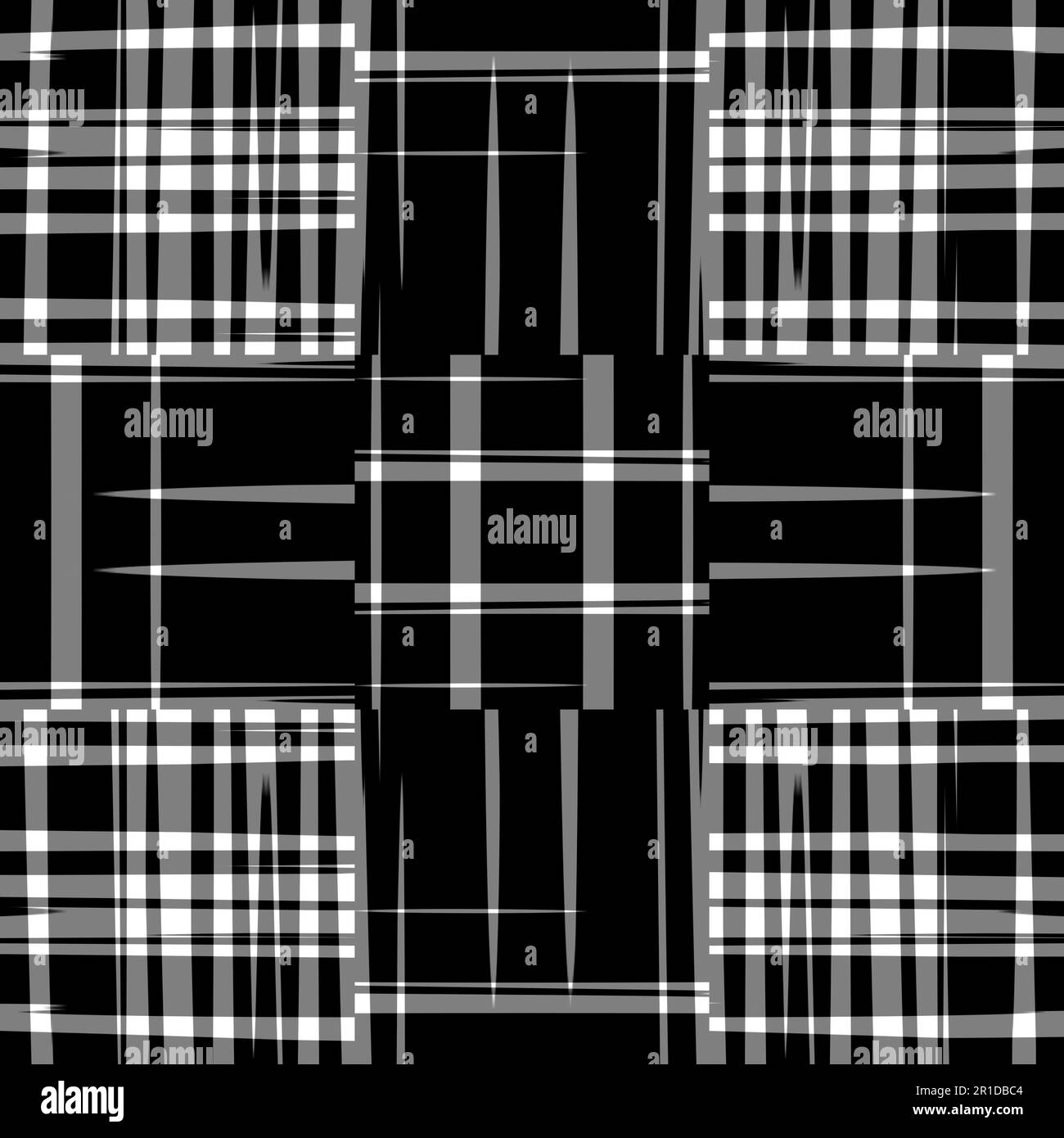 Black and white modern plaid pattern. Seamless monochrome tartan design ...