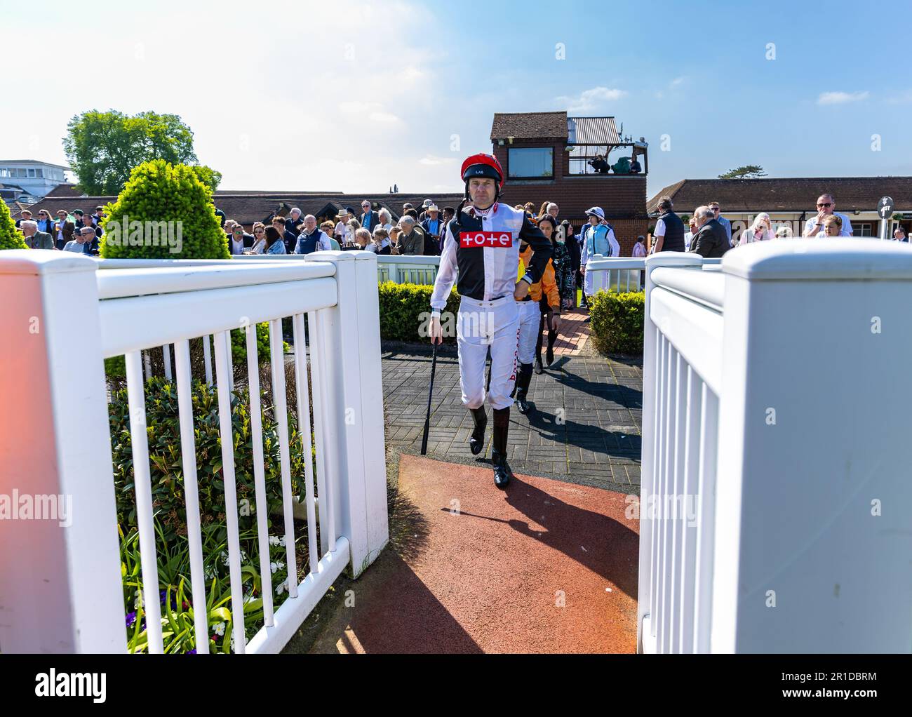 Robert Havlin walking into the parade ring before the Fitzdares ...