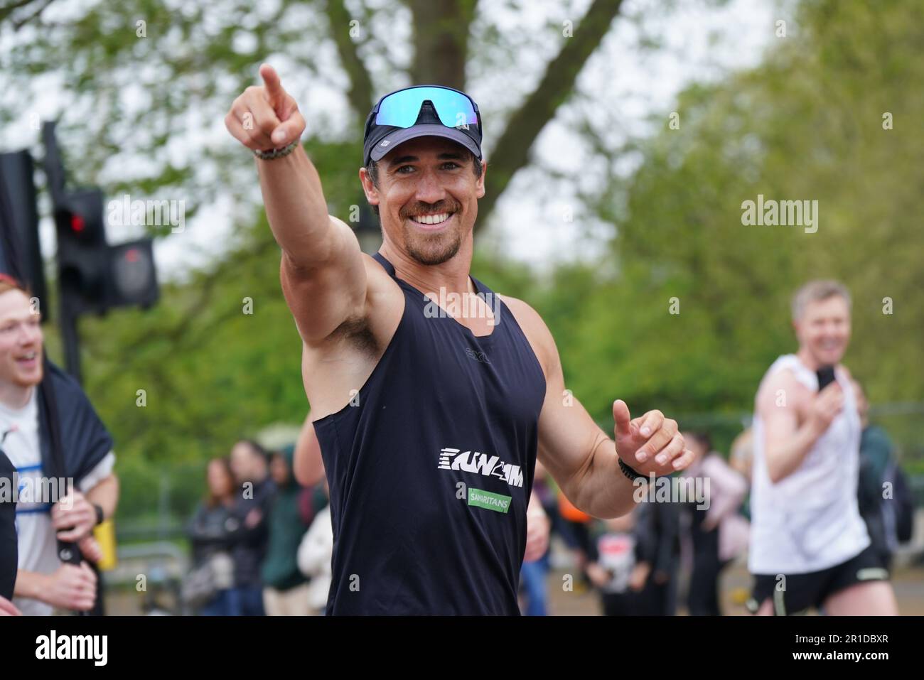 Ultra-athlete, campaigner and TV personality Josh Patterson, outside ...