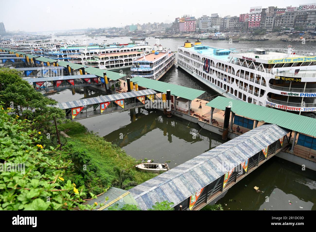 Cox's Bazar, Bangladesh. 13th May 2023. All launch anchor at the ...