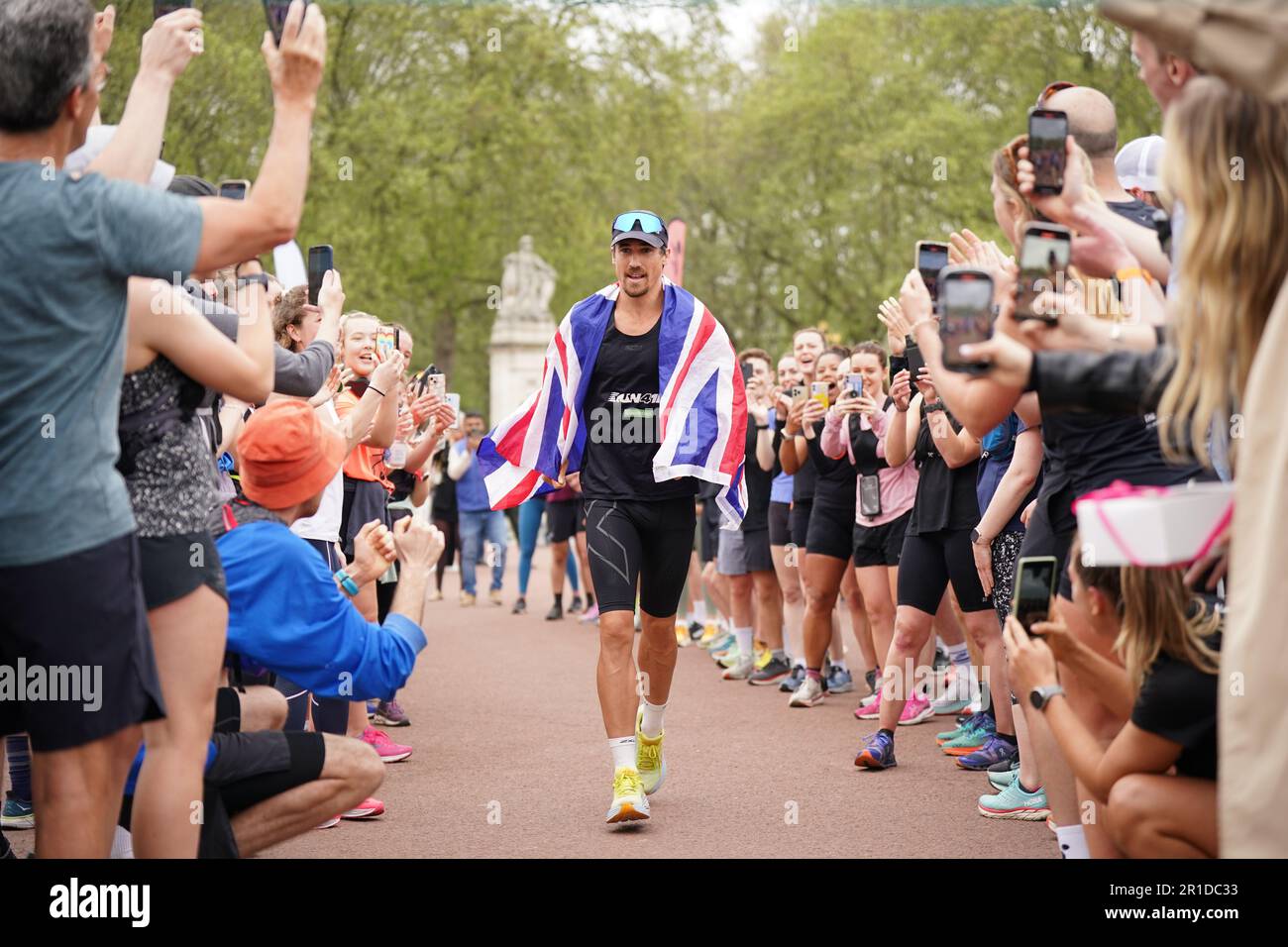 Ultra-athlete, campaigner and TV personality Josh Patterson, outside ...