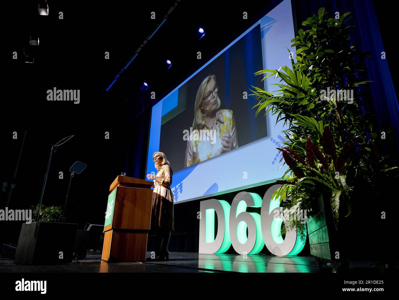 AMSTERDAM - Sigrid Kaag during the 117th party congress of D66 in the ...