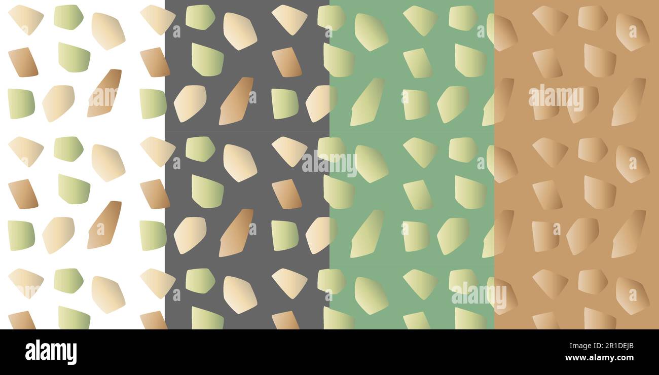 seamless patterns in different colors Vector background abstraction ...