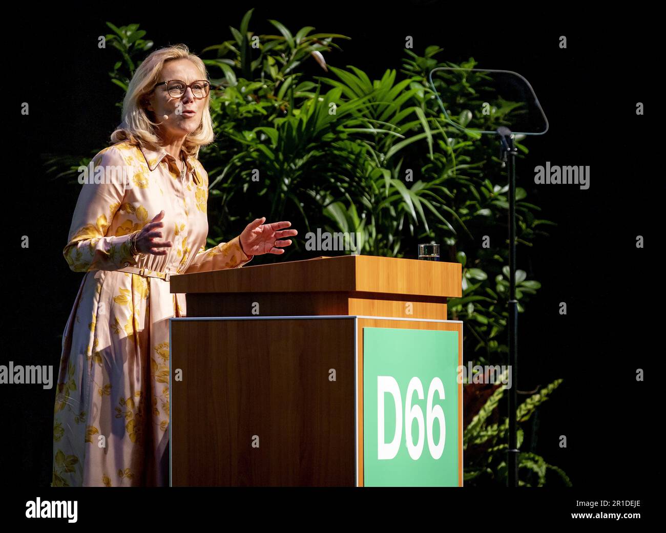 AMSTERDAM - Sigrid Kaag during the 117th party congress of D66 in the ...