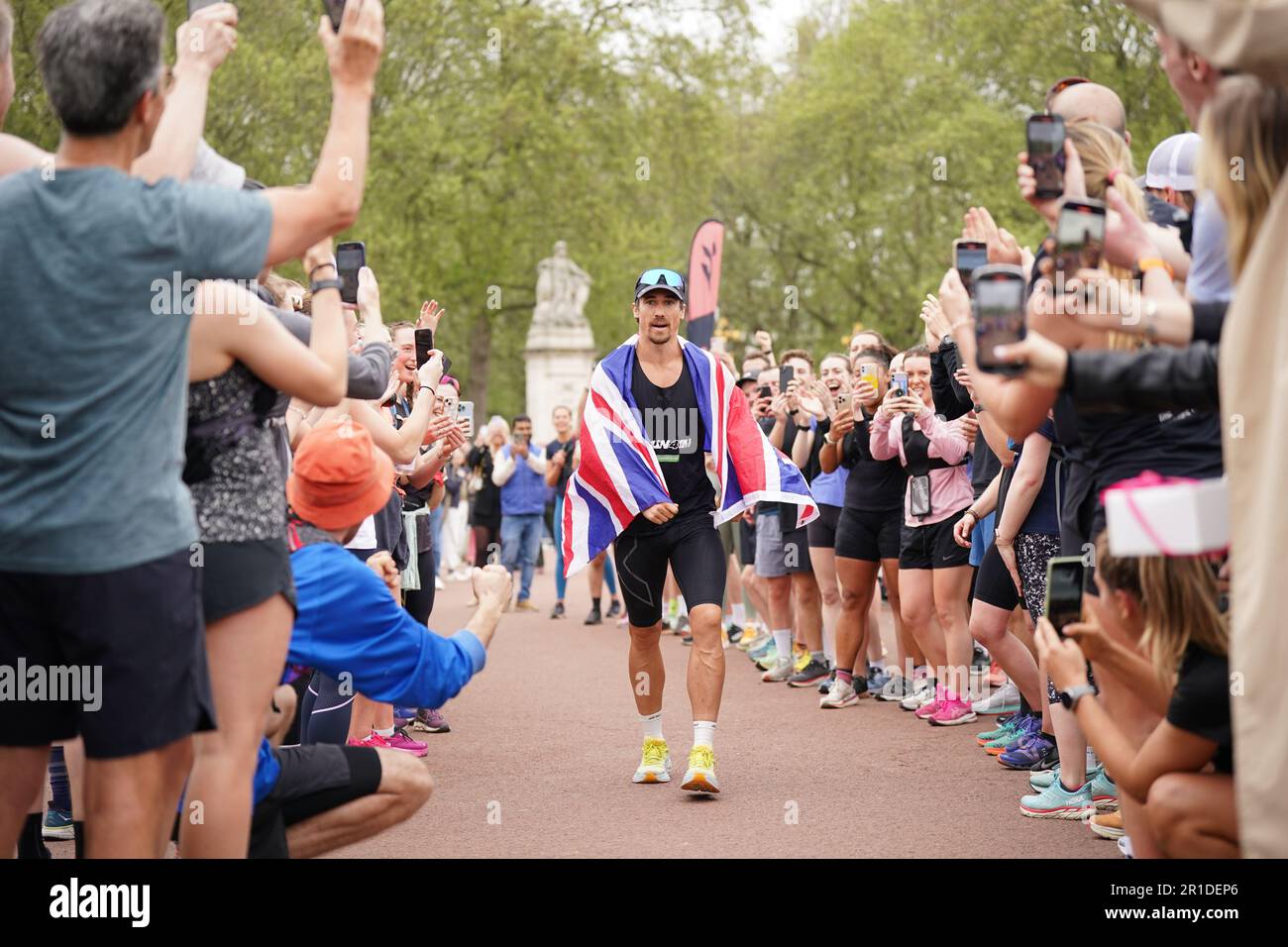 Ultra-athlete, campaigner and TV personality Josh Patterson, outside ...