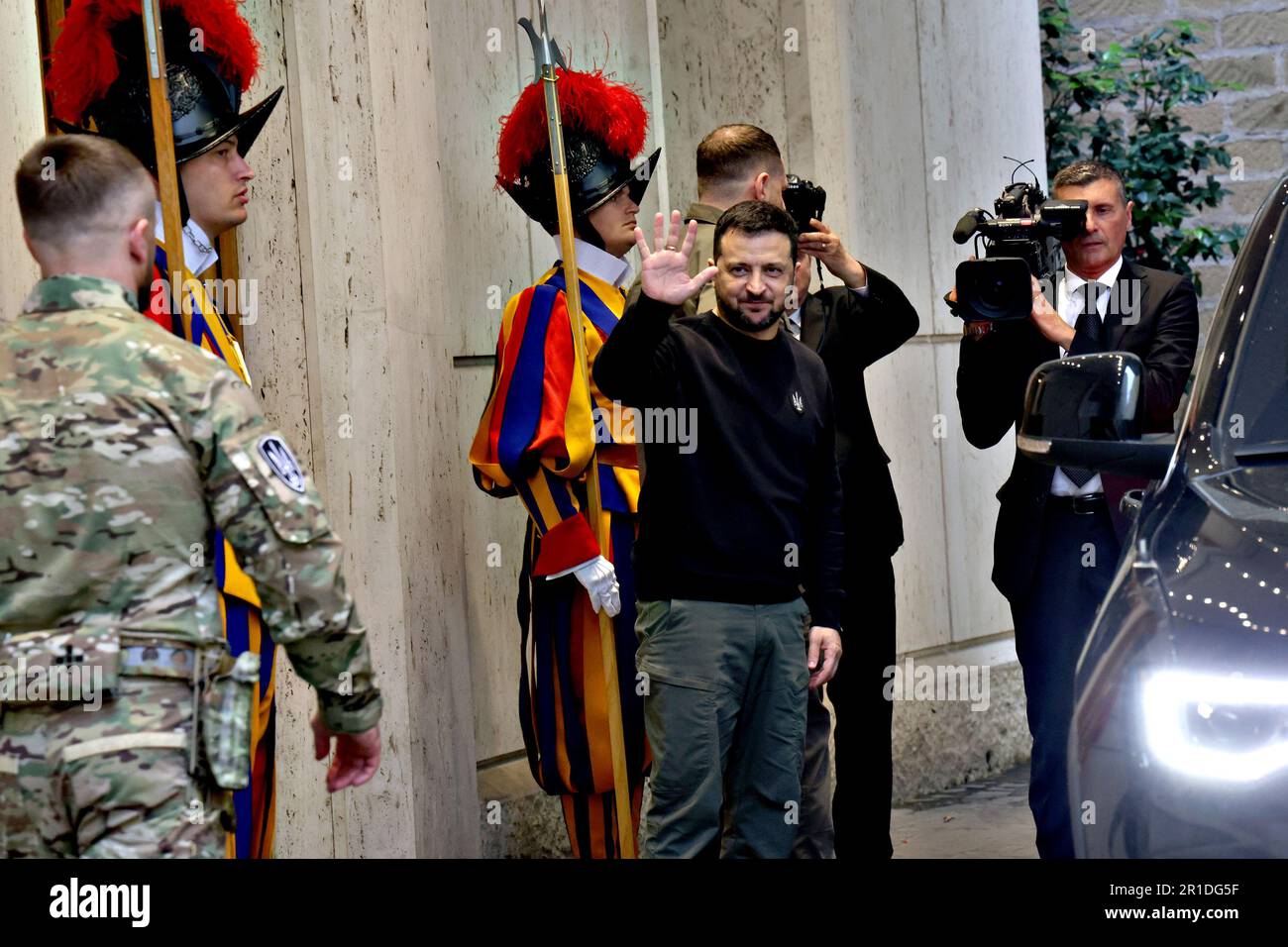 Italy, Rome, Vatican, 2023/5/13 . Mr. Volodymyr Zelensky, President of ...