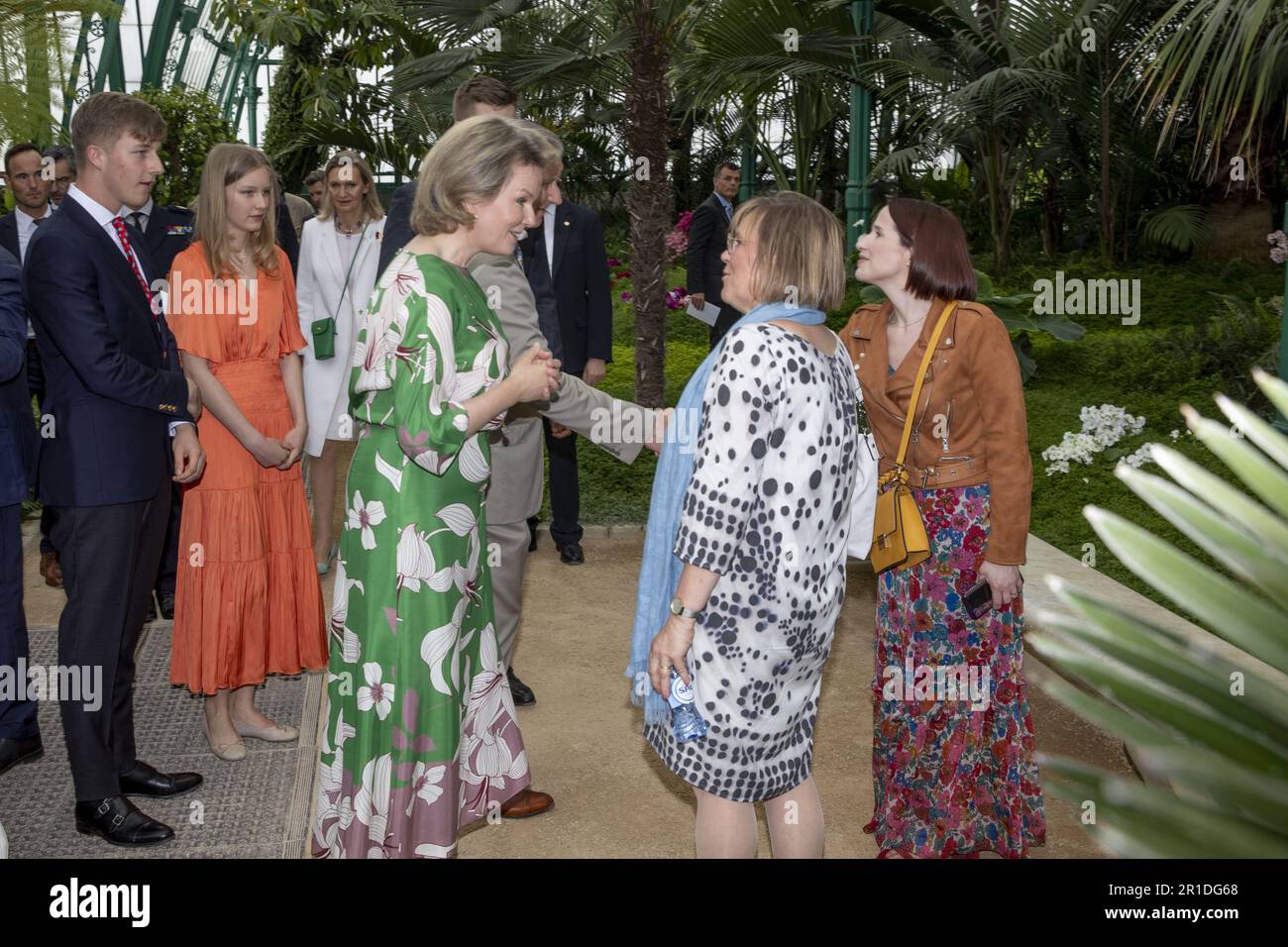 Princess eleonore of belgium garden party hi-res stock photography and ...