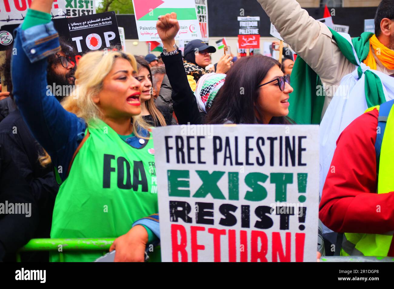 nakba is 75 years ago when the state of isreal evicted many arab ...