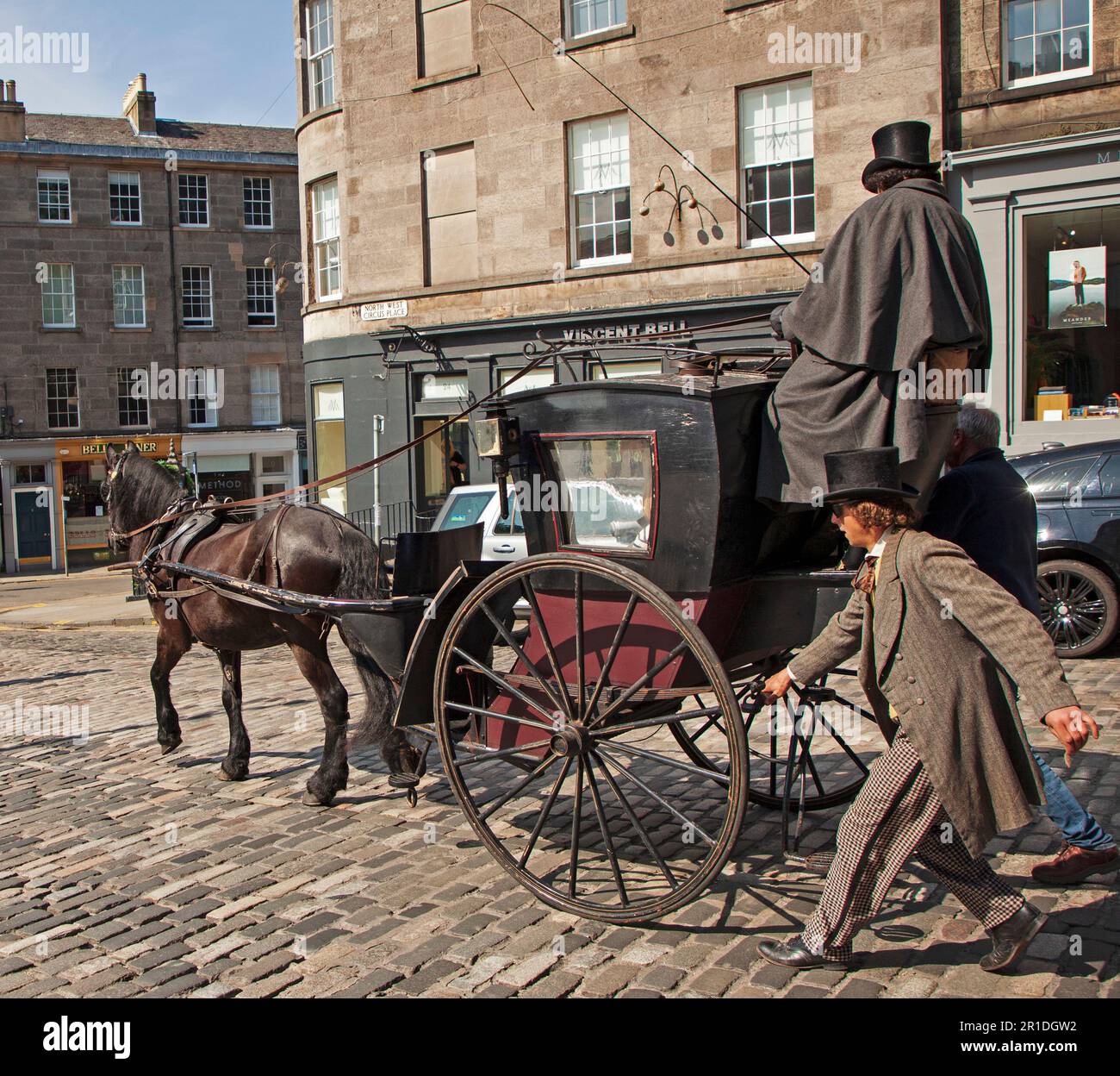 Edinburgh, New Town, Scotland, UK. 13th May 2023. A period drama named ...