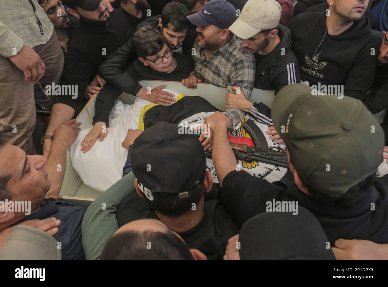 May 13, 2023, Gaza City, The Gaza Strip, Palestine: Palestinians attend ...