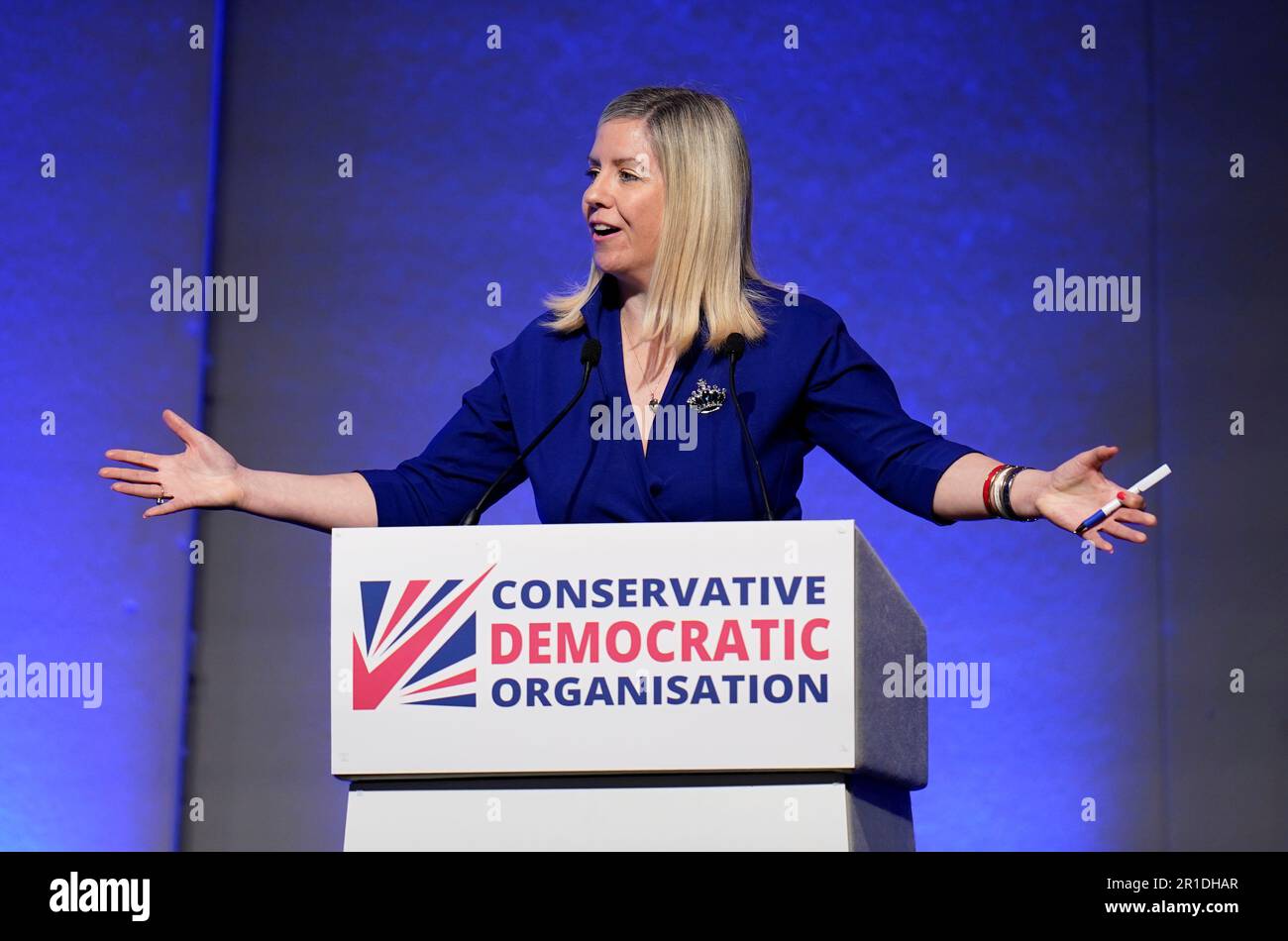 Andrea Jenkyns MP makes a speech during the Conservative Democratic ...