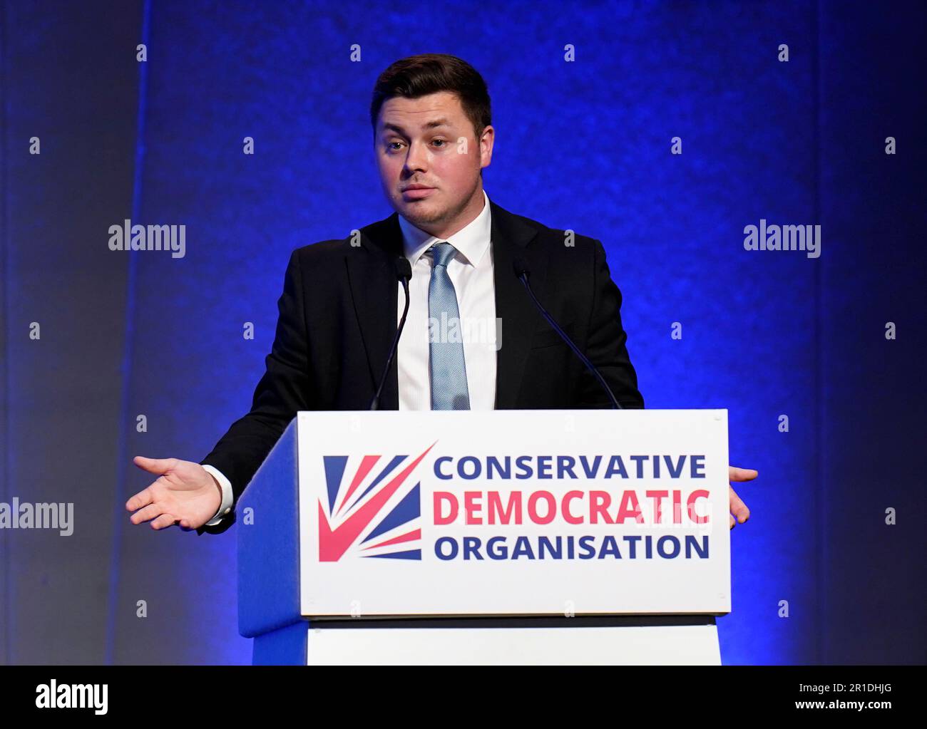 Kane Blackwell, Young CDO chairman and Conservative PPC makes a speech ...