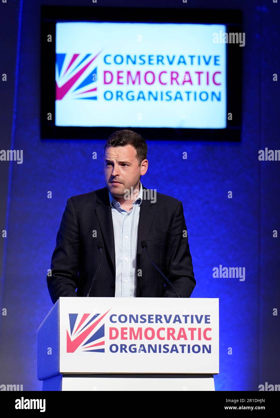 Paul Holmes MP, Vice Chairman of the Conservative Party, makes a speech ...