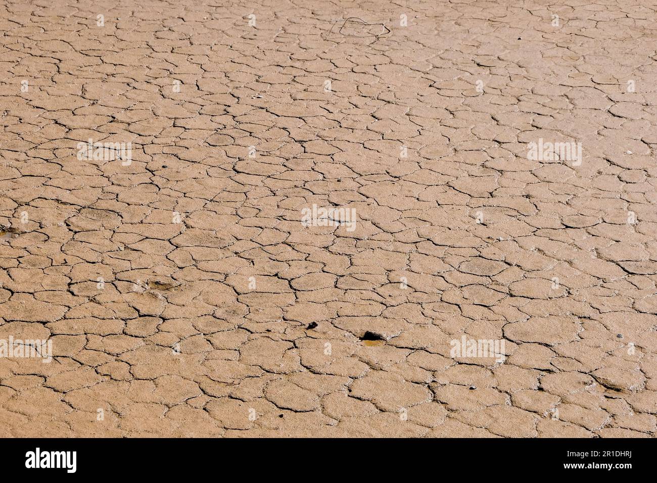 Drought, ground cracks, no hot water. Dry land in the dry season. Lack ...
