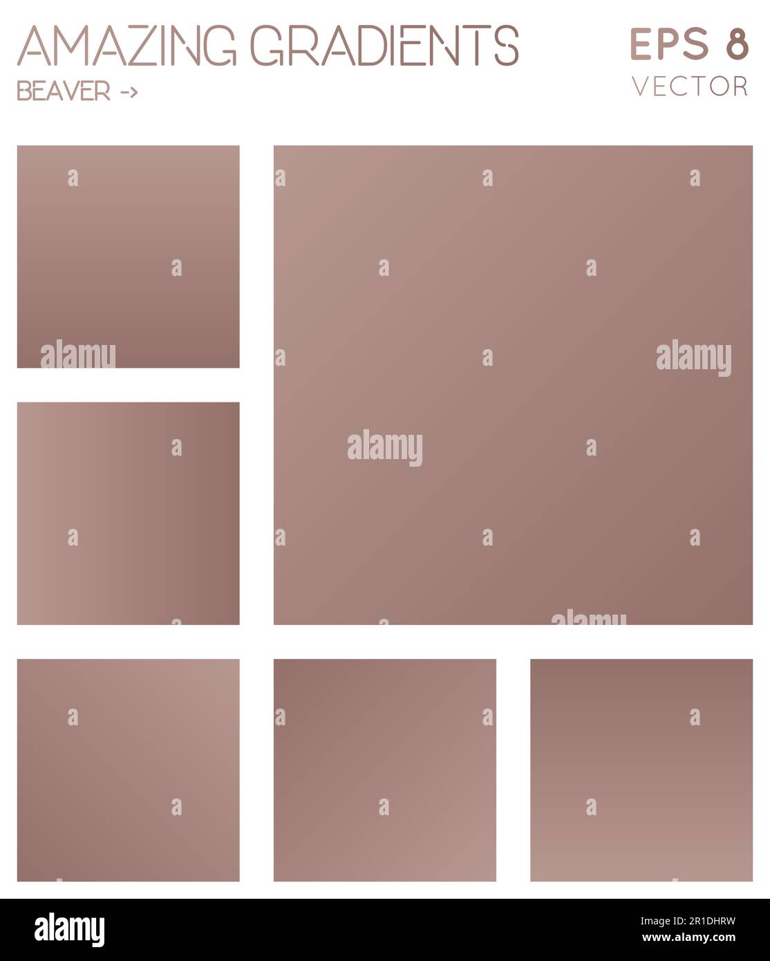 Colorful gradients in beaver color tones. Actual gradient background ...