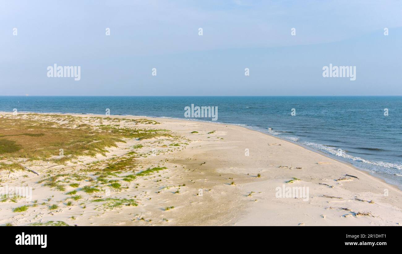 Fort Morgan, Alabama beach Stock Photo - Alamy