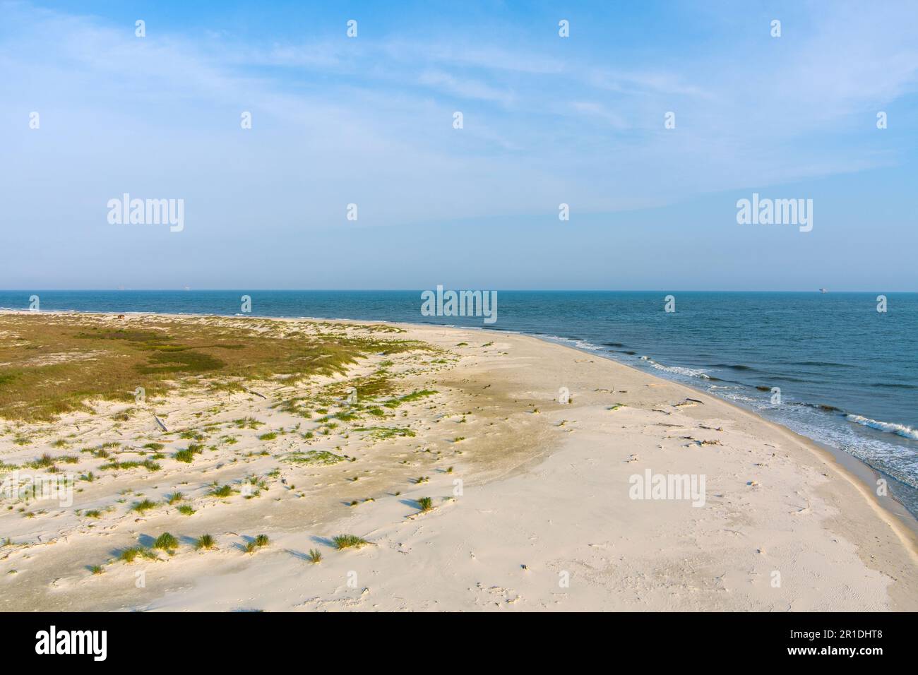 Fort Morgan, Alabama beach Stock Photo - Alamy
